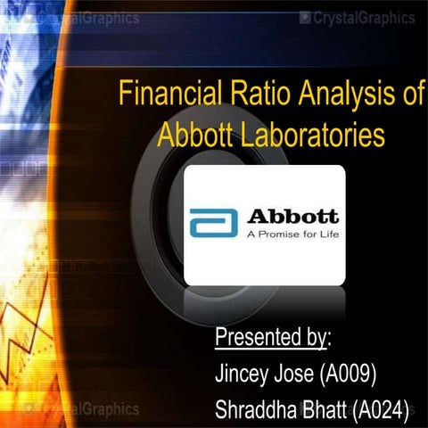 Abbott's financial ratio analysis | PPTX