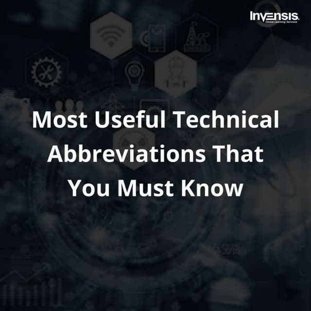 Top 10 most commonly used technical acronyms and their abbreviations. | PDF