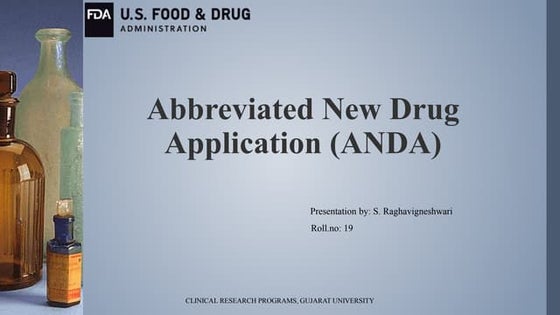 Paragraph 1,2,3,4 certification usfda | PPT