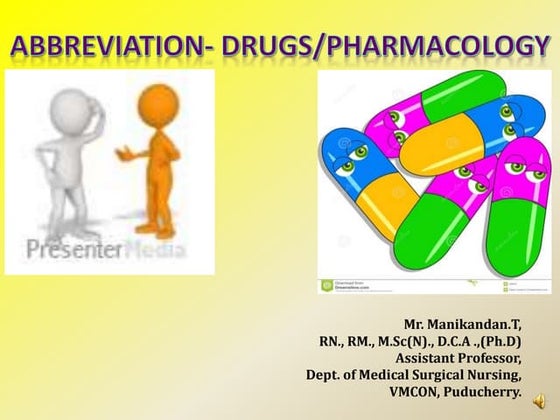 Medical abbreviation used in clinical setting | PPT