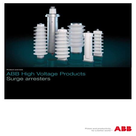 Abb surge arresters product overview 1 hc0075750 ad en | PDF