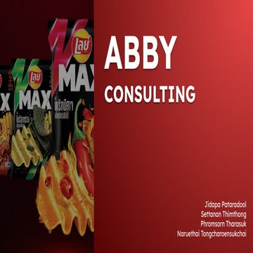 ABBY Consulting_Business Case_Lays Brand in Vietnam | PPT