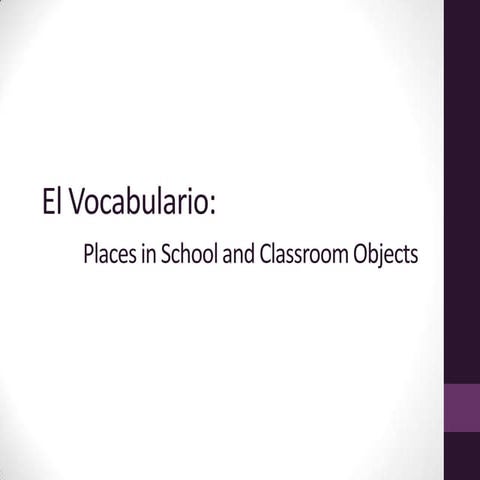 Los objetos de la clase | PPT