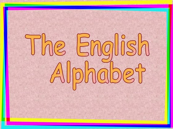 ENGLISH ALPHABET.PPT