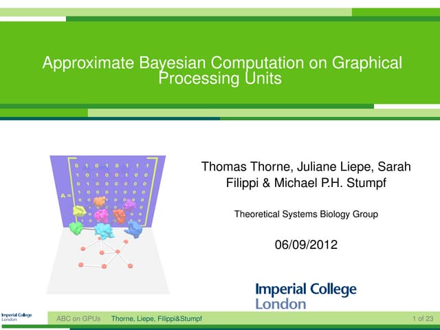 Approximate Bayesian Computation on GPUs | PPT Approximate Bayesian Computation on GPUs | PPT