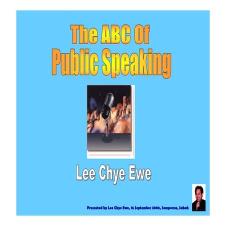 Abc Of Public Speaking | PDF