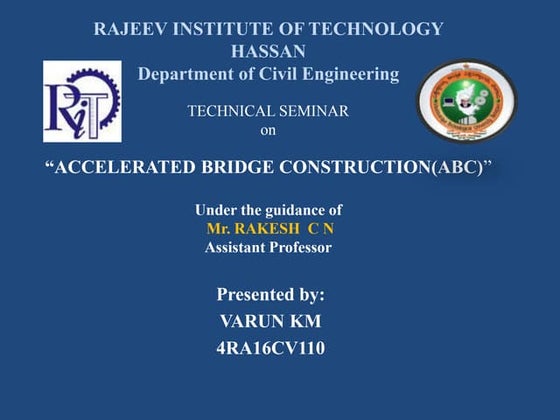 BALANCED CANTILEVER BRIDGE | PPTX