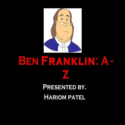 Benjamin Franklin | PPT
