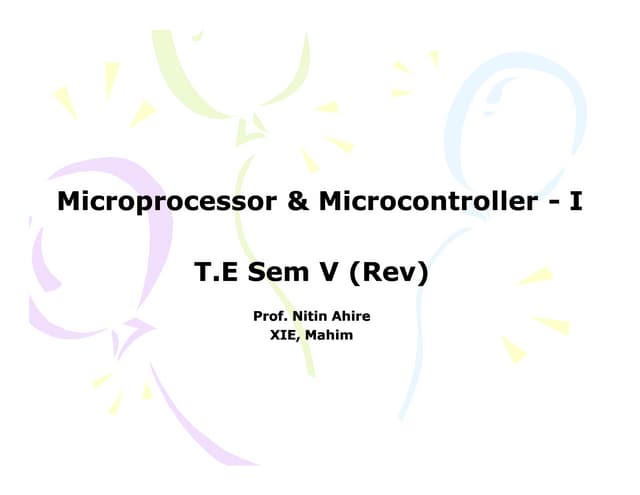 Demultiplexing of buses of 8085 microprocessor | PPT