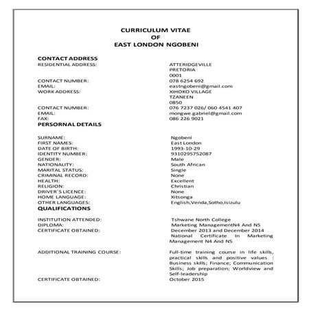 LONDON CURRICULUM VITAE (2) | DOCX