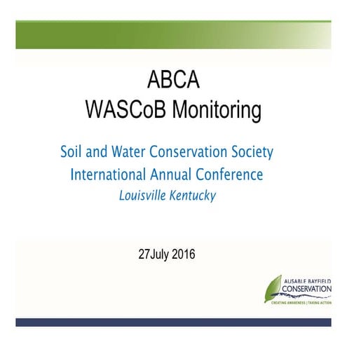 Abca wascob monitoring | PDF
