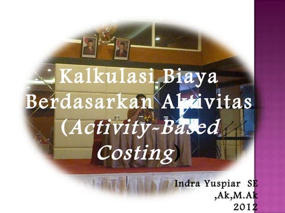 Power Point Activity Based Costing Abc System Ppt