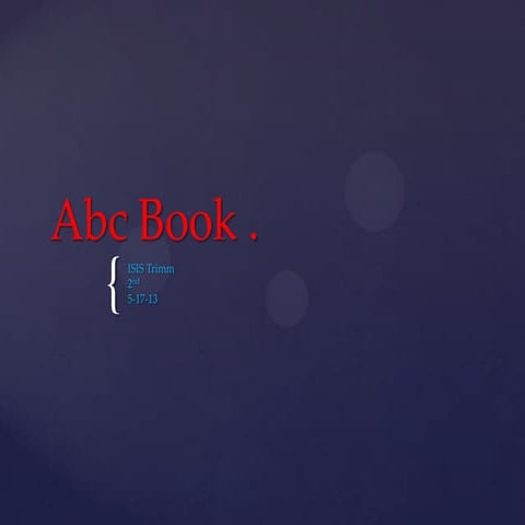 Abc book | PPTX