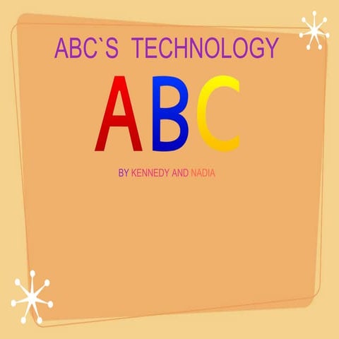 Abc book | PPTX | Tablets and E-readers | Consumer Electronics