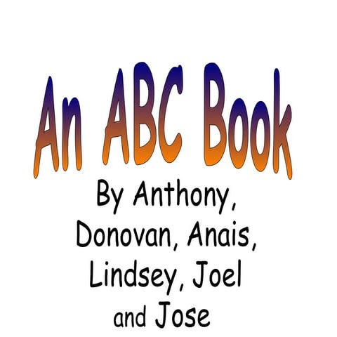 ABC Book 2011-2012 | PPT
