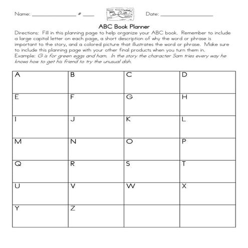 Abc book planner | PDF