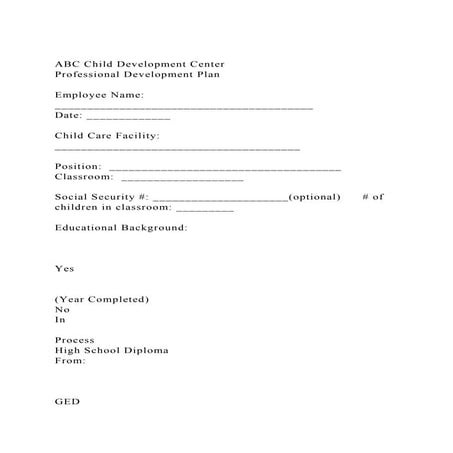 ABC Child Development CenterProfessional Development PlanEmp.docx