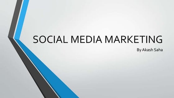 Social Media Marketing Smm Ppt