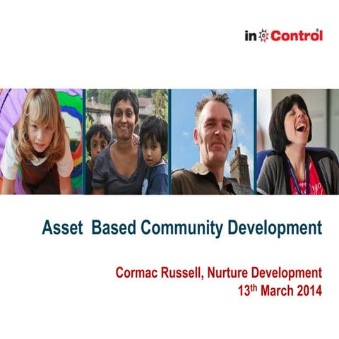 Asset based community development with Cormac Russell, Nurture ...