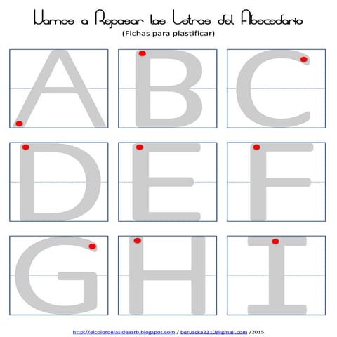 Abecedario - GRAFOMOTRICIDAD | PDF