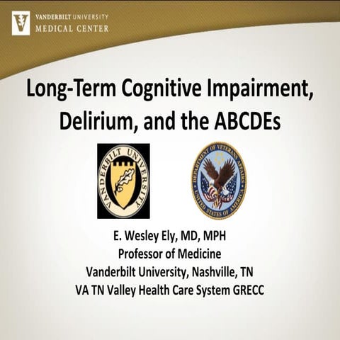 Critical Care & Cognitive Health-ABCDEF bundle | PDF