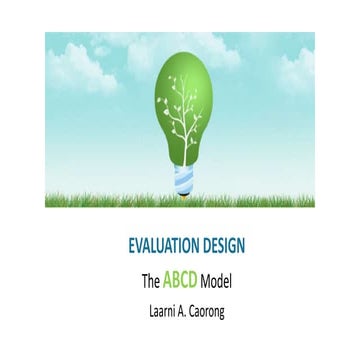 ABCD Evaluation Model | PPTX