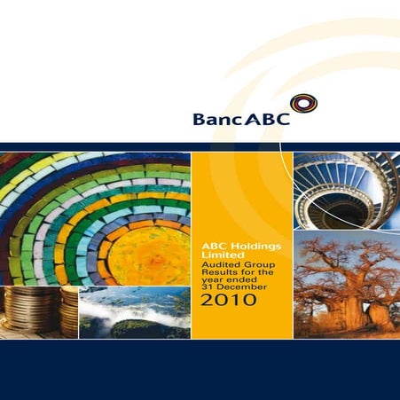 Abch group results booklet 2010_final | PDF | Business Banking ...