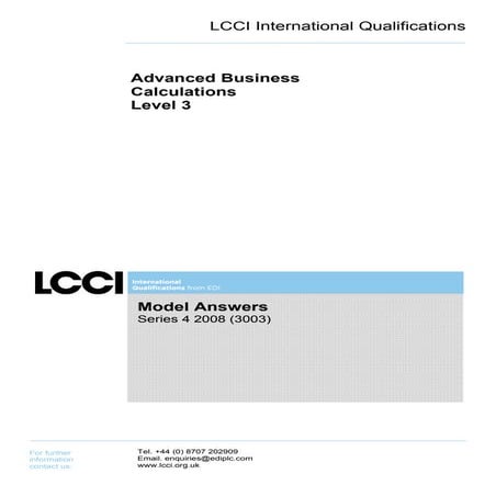 Abc level 3 series 4 2008 | PDF