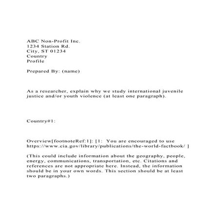 Juvenile Justice Profiles of Two Countries | PDF