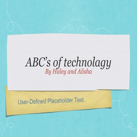 Abc of technology | PPTX