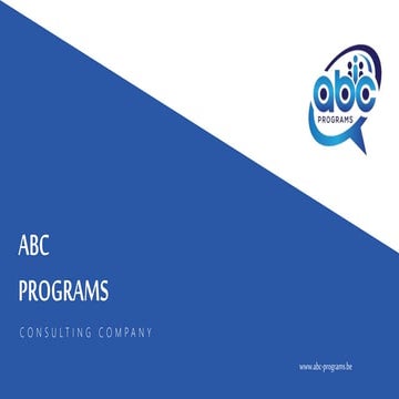 ABC PROGRAMS - Consulting Company.pptx