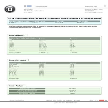Statement of adjustments | PDF