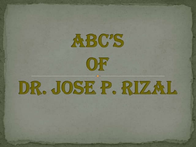 The Controversy of "Sa Aking Mga Kabata" by Jose P. Rizal | PPTX