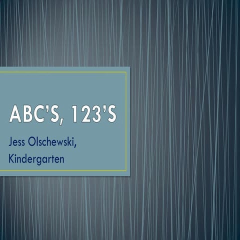 Abc’s, 123’s | PDF