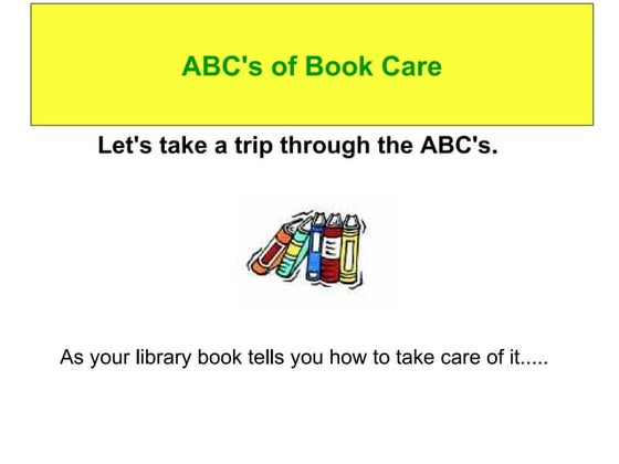 10 Library Rules | PPTX