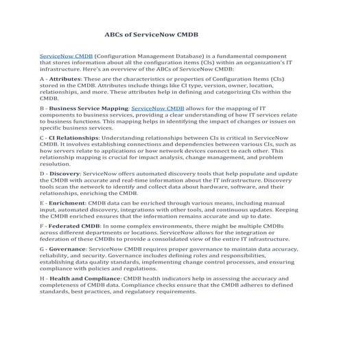 CI lifecycle in ServiceNow CMDB and its importance..pdf