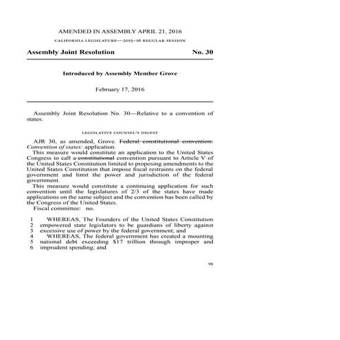 2015 AJR 30 COS RESOLUTION | PDF