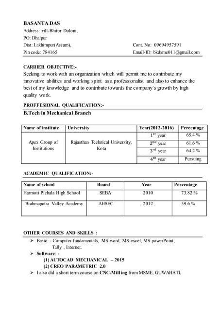 RANJAN RESUME 1 | DOCX