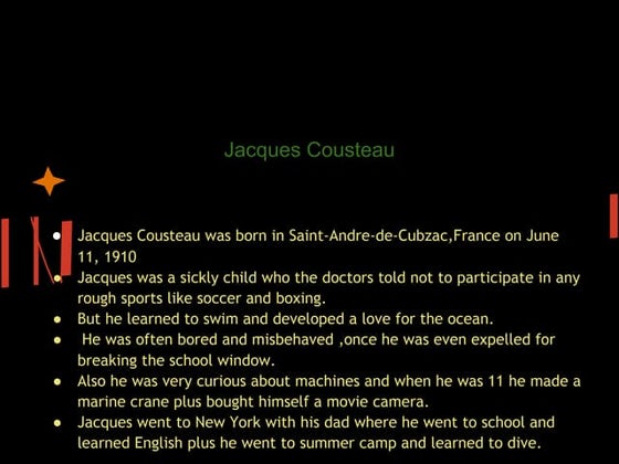 Jacques Cousteau | PPT