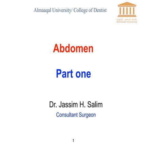 9 region of Abdomen | PPTX