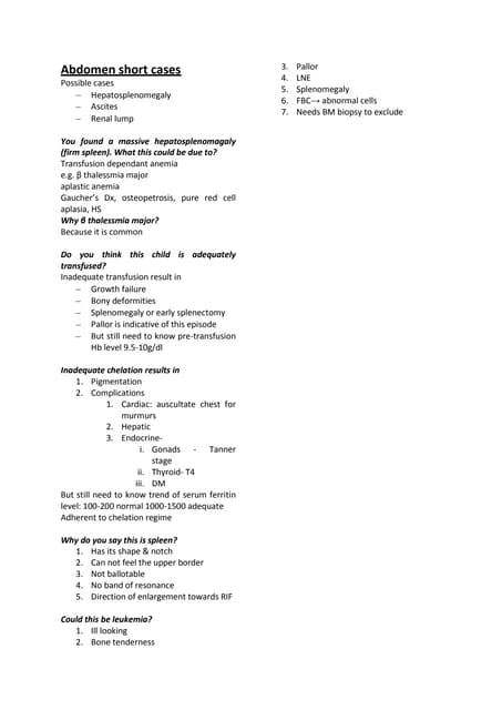 Long case presentation in clinical exams. | PDF | Physical Therapy ...