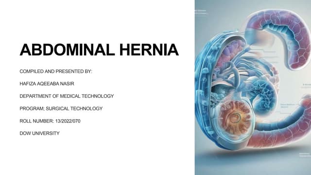 Hernia | PPTX