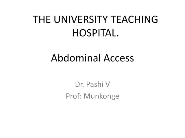 TYPES OF INCISIONS. presentation lecture | PPTX