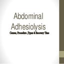 Abdominal adhesiolysis | PPTX
