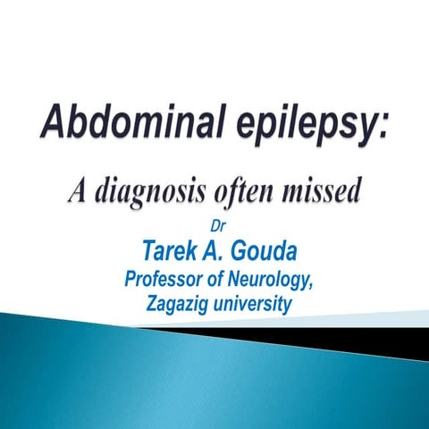Abdominal epilepsy | PPTX