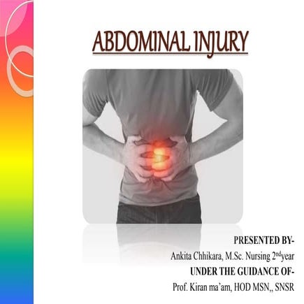 Abdominal injury | PPTX