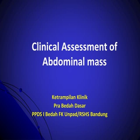Abdominal mass .pptx