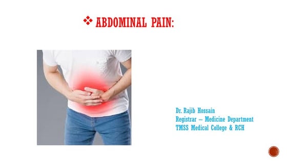 Abdominal pain in pediatrics | PPT