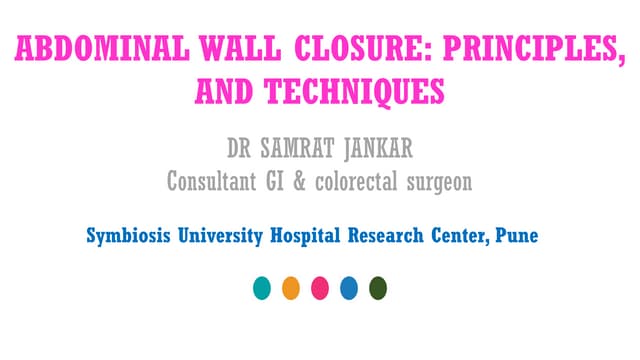 Laparoscopic ipom plus | PPTX