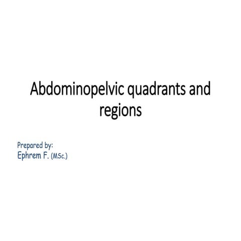 Surface Anatomy of the abdominal viscera and abdominal regions. | PPTX